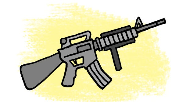 Who will speak for the unborn guns? - by Ruben Bolling