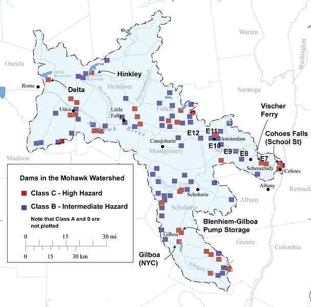 Dams in the Mohawk Watershed - by John Garver