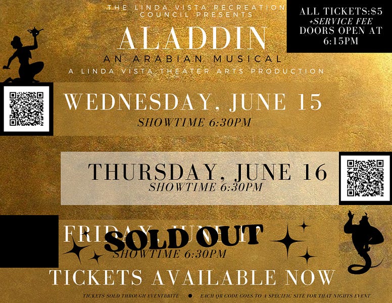 Aladdin Comes to LV Rec Center