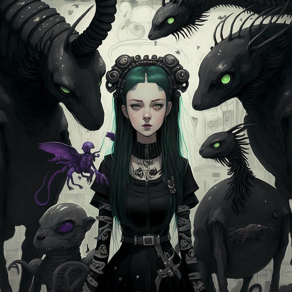 Goth Girl - by Dascha Paylor - Eclectic Ink