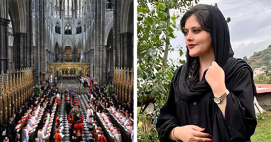 🌏 Women In Iran Protest Mahsa Amini's Death, The Queen's Funeral ...