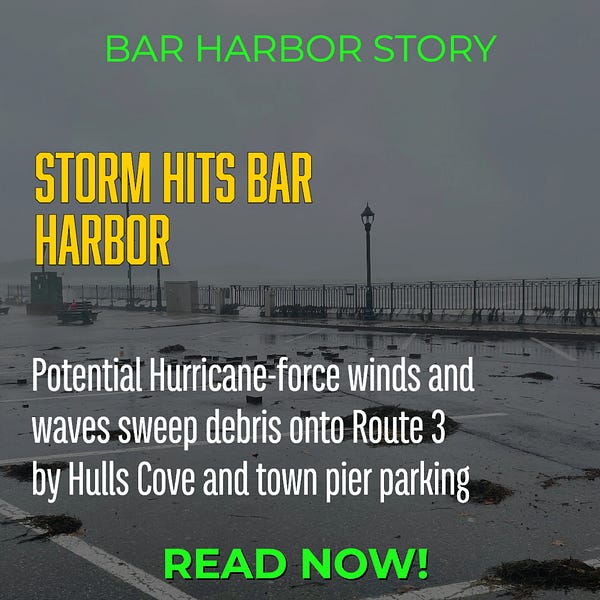 Storm Hits Bar Harbor - by Carrie Jones - Bar Harbor Story