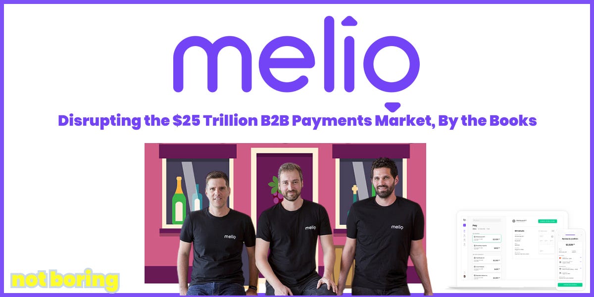 Melio: Disrupting the $25T B2B Payments Market