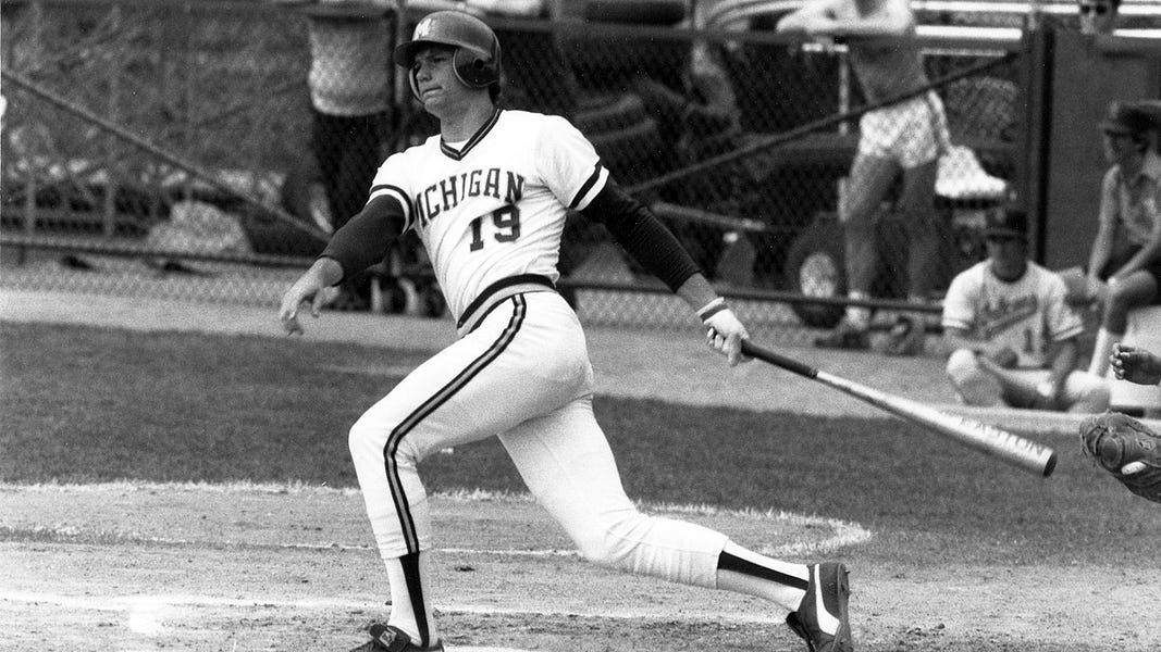 Paciorek Honored as One of Michigan Baseball Program's All-Time Greats