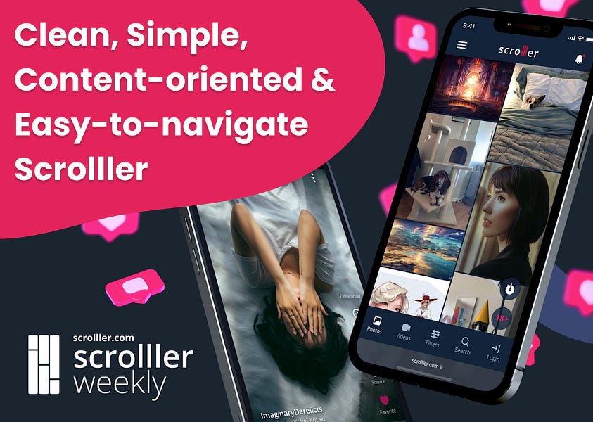 ️ Clean, 🏕 Simple, 🎥 Content-oriented & 🧭 Easy-to-navigate Scrolller