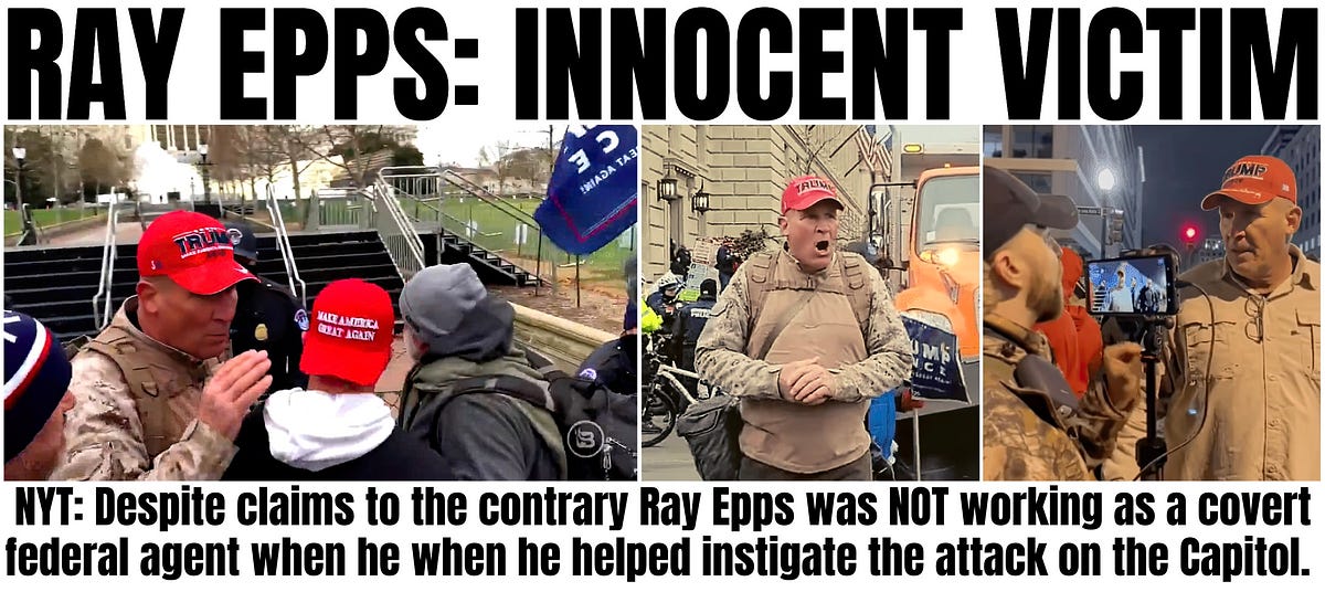 Shared post - Ray Epps is the Only Person Exonerated by the House Select Committee on the Jan ...