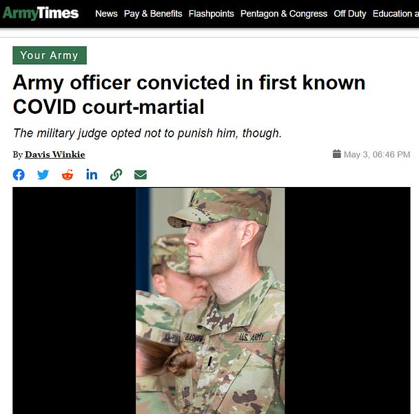 The Criminal Treatment of a DMED Whistleblower