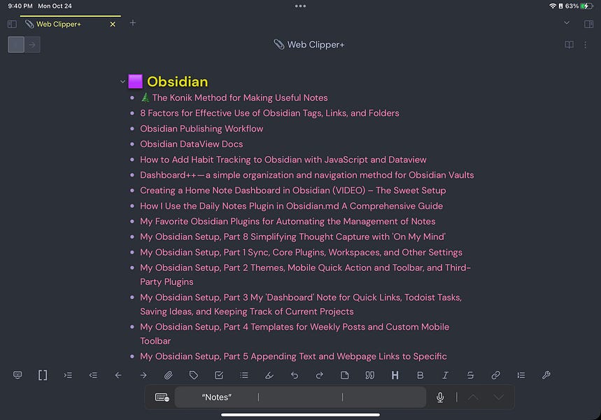 Why I Use Obsidian - by Joseph - PKM Diaries