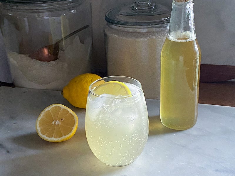Homemade Limonata Soda 🍋