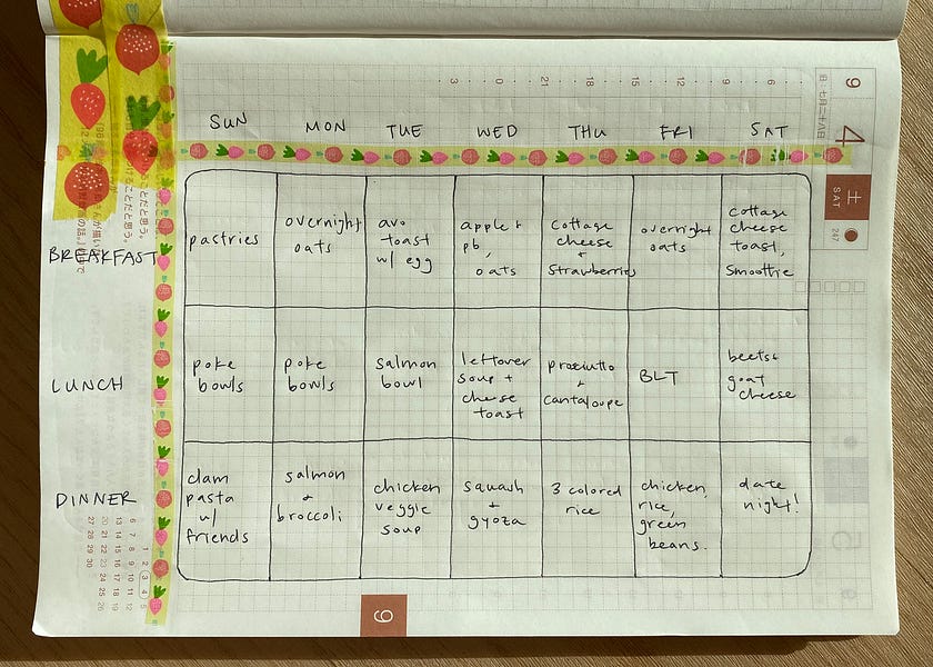 Emily s Life Plan For The Week By Emily Mariko
