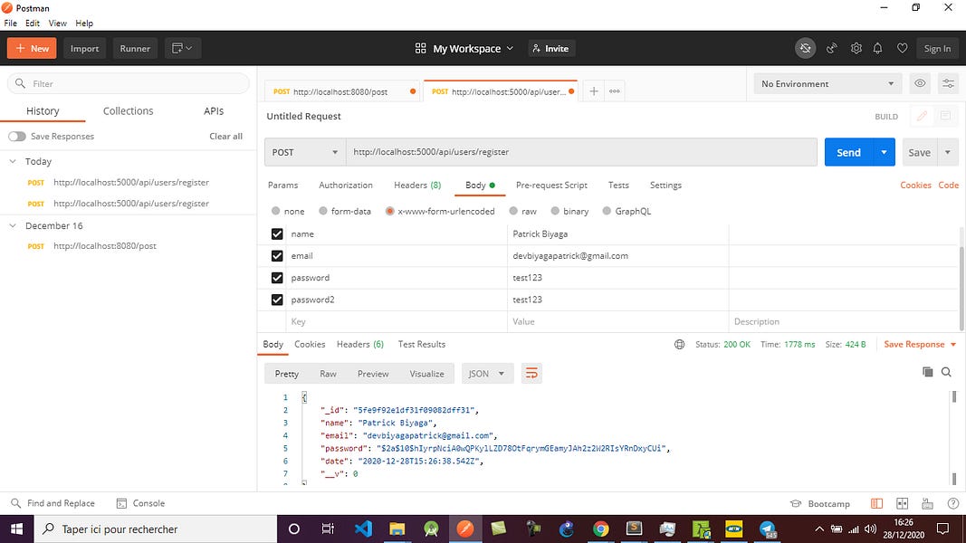 The MERN Stack Login/Auth App — Part 1 (Backend)