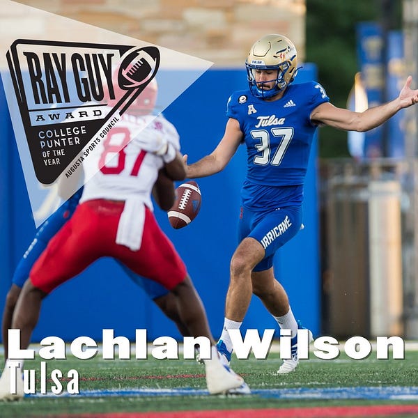 Comments - Cal lands punter Lachlan Wilson from Tulsa