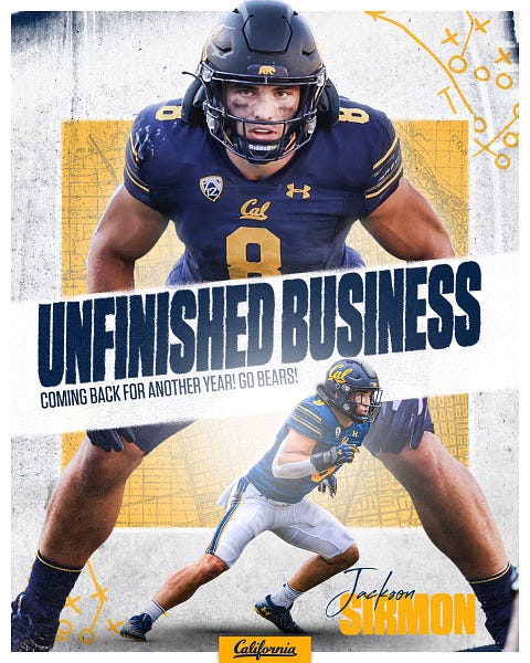 Cal linebacker updates: Jackson Sirmon returns, Trey Paster & Patrick ...