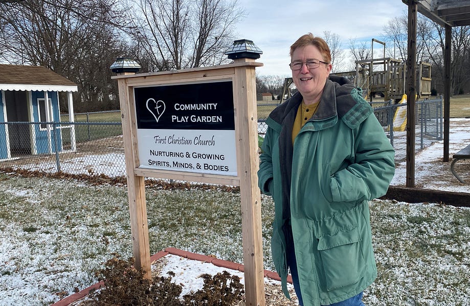 Walk in the garden with First Christian - by Edwin Faunce