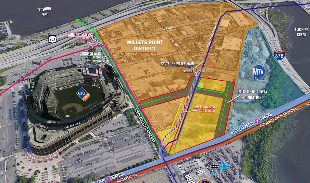 What changes will we see outside Citi Field?