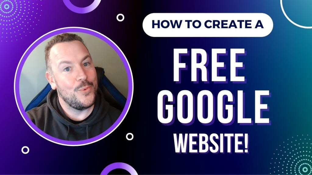 How to build a free website with Google.