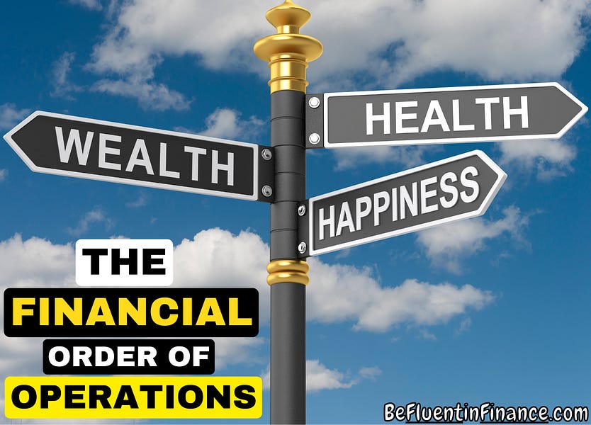 Prioritize Your Money with the Financial Order of Operations: Every ...