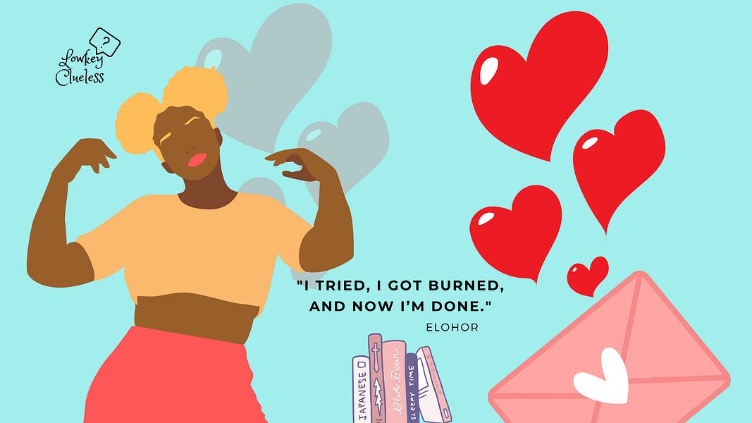 Elohor is low-key clueless about her love life