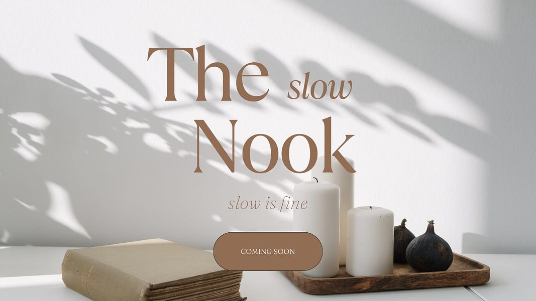 Slow is fine... - The Fragrant Folk