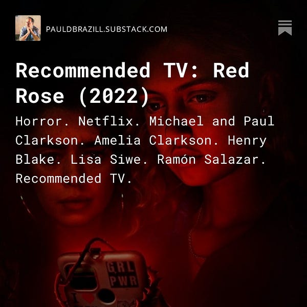 Recommended TV: Red Rose (2022) - Paul D. Brazill