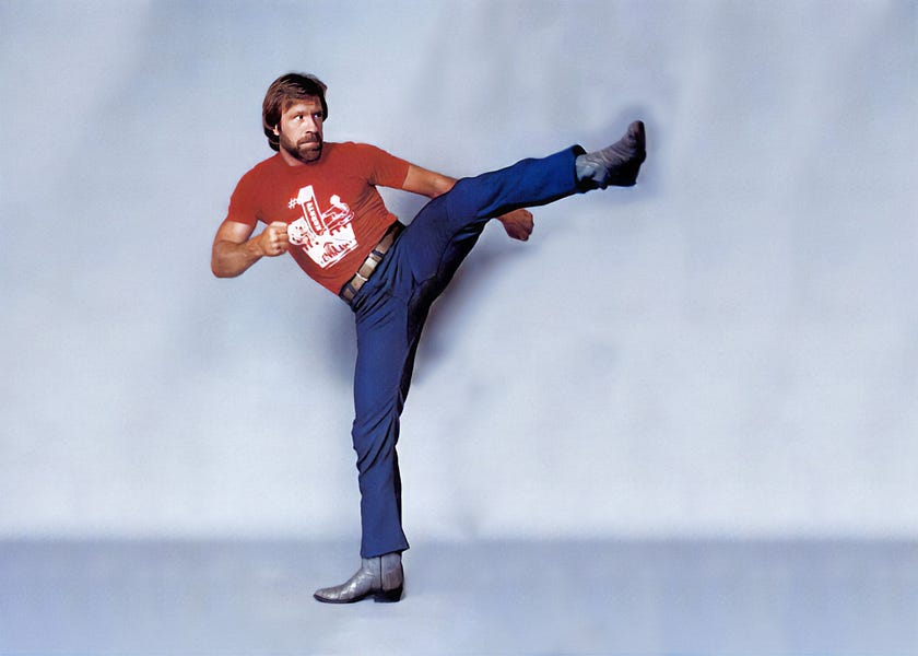 Chuck Norris Action Jeans 🥋 - The Retroist