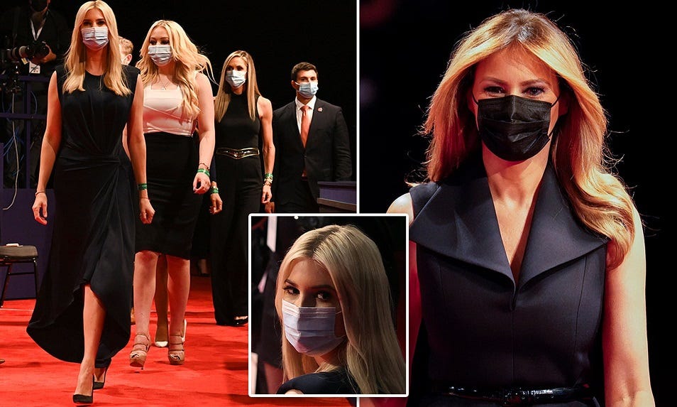 Melania, Ivanka, Tiffany and the rest of the Trump family FINALLY wear ...