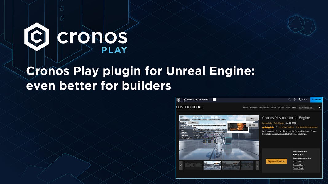 Cronos Play : exciting updates for Unreal Engine and C++ game developers