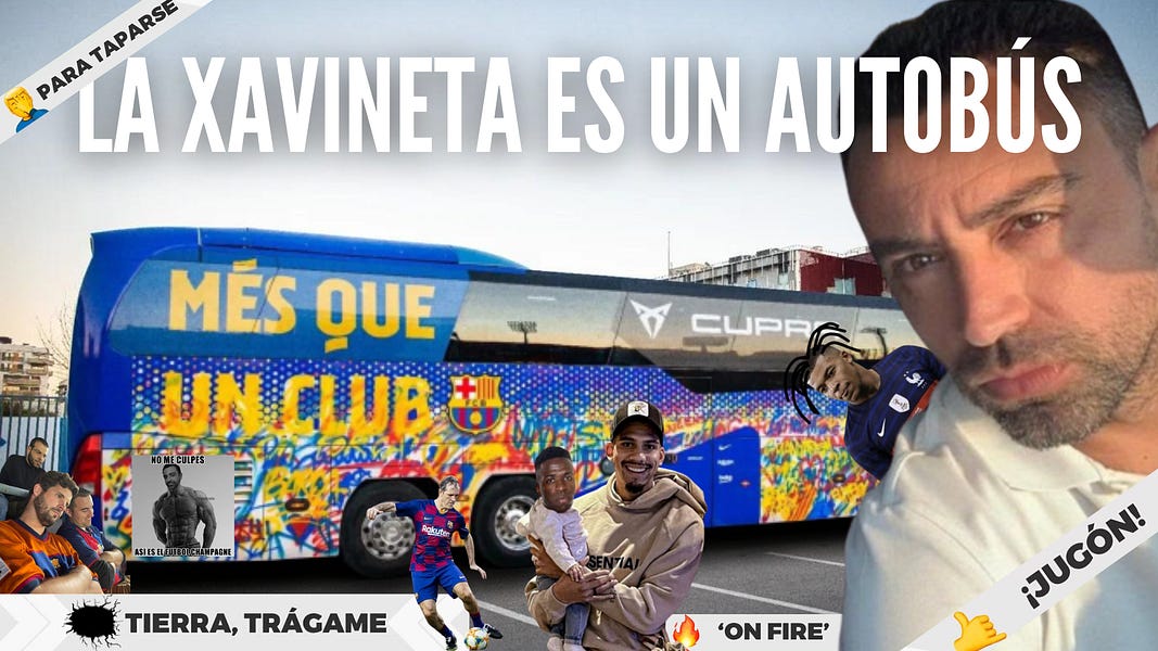 LA XAVINETA ES UN AUTOBÚS