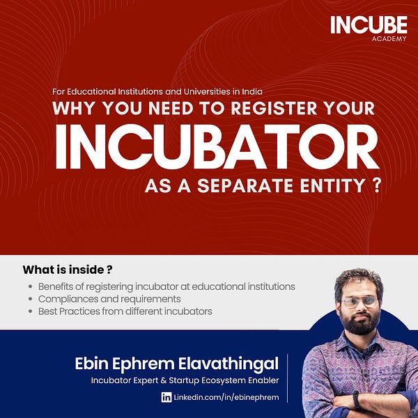 Why an incubator need to be Section 8 Company in India ? 10000 Reasons ...