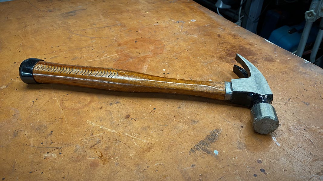 Beware the hammer - J ROBERT CLARK - MAKES