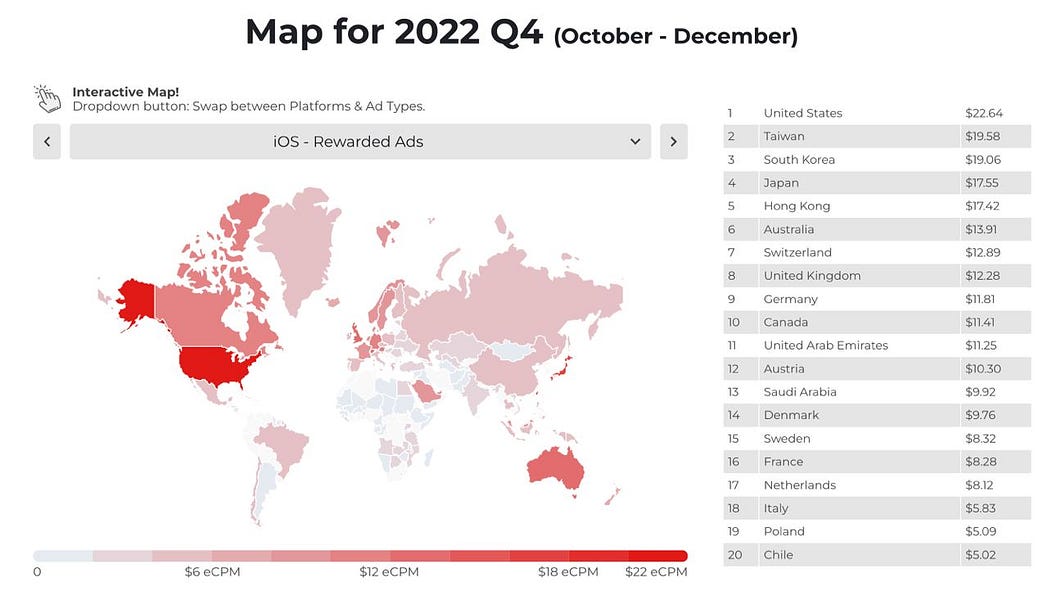 Appodeal: Yearly eCPM Report (2023 Edition)