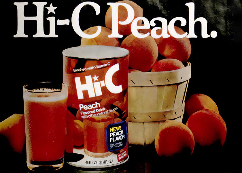 Hi-C Peach is Just Peachy - The Retroist