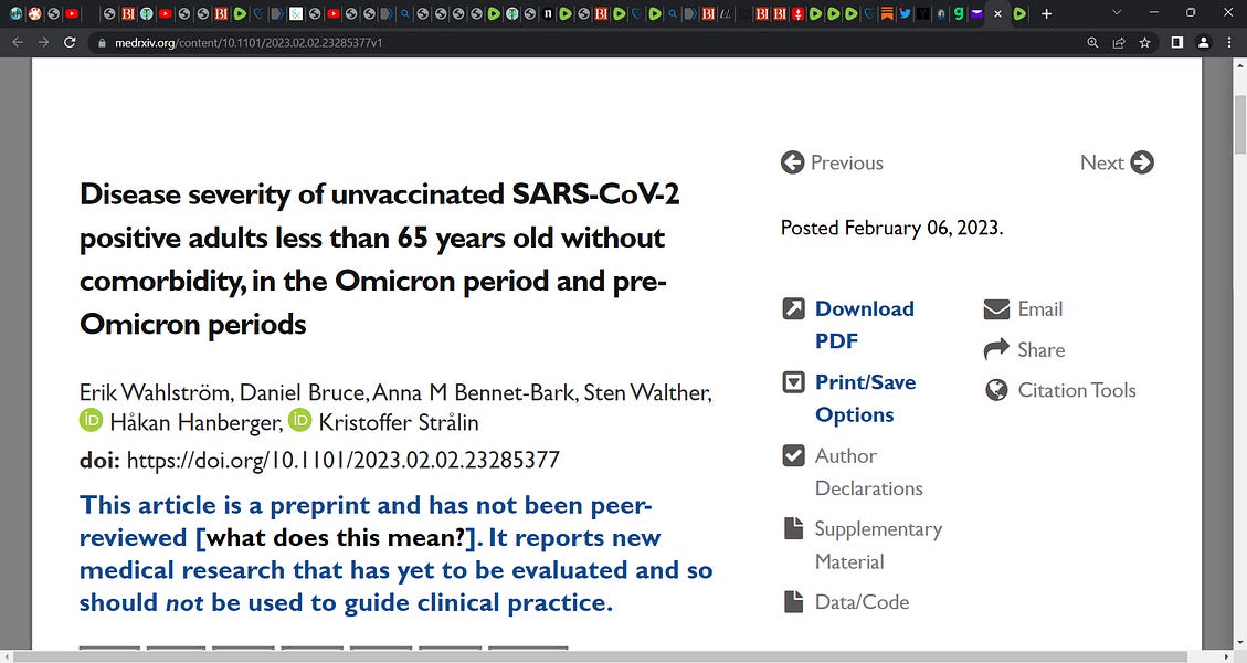 New Swedish data shows why COVID mRNA gene injections were to be halted particularly in Omicron ...