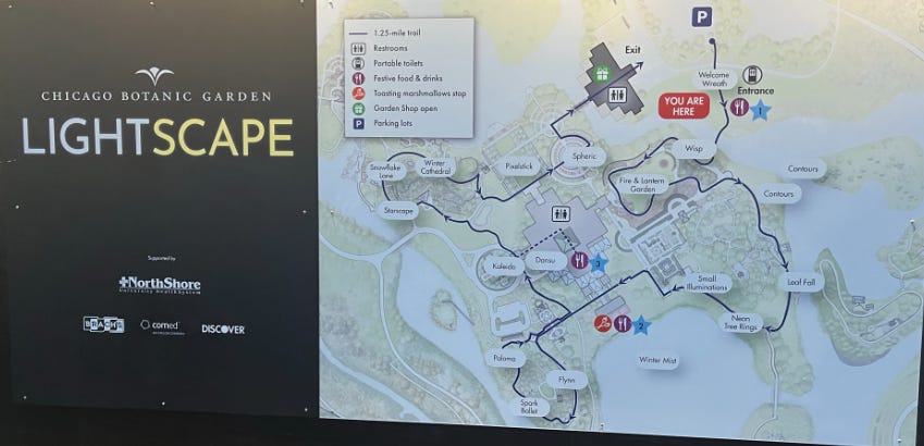 Museum Visit #3: Chicago Botanic Garden Lightscape