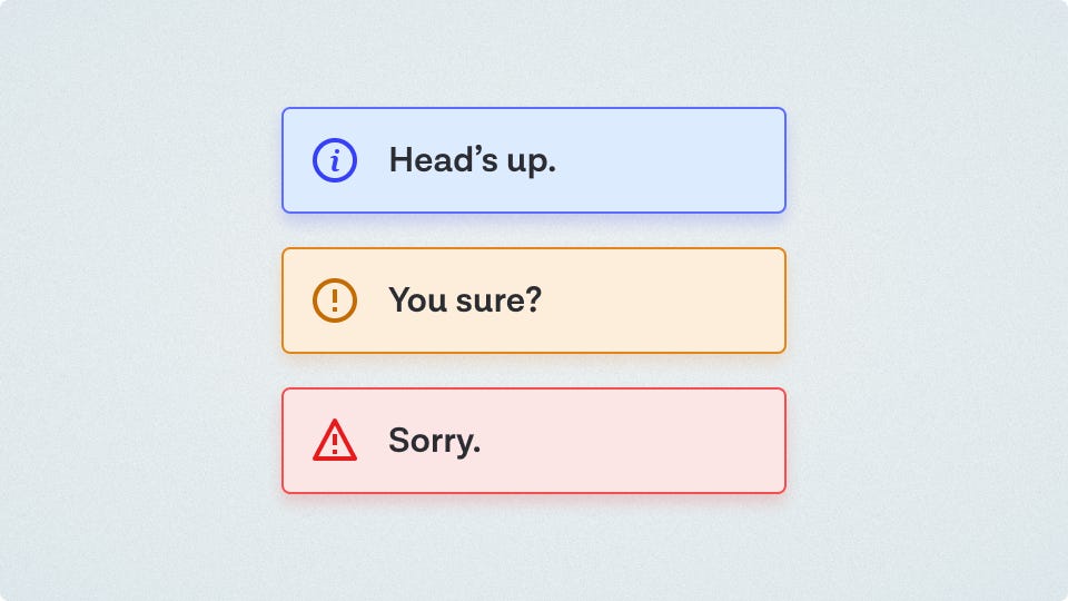 A taxonomy for alerts and notifications - by Steve Dennis