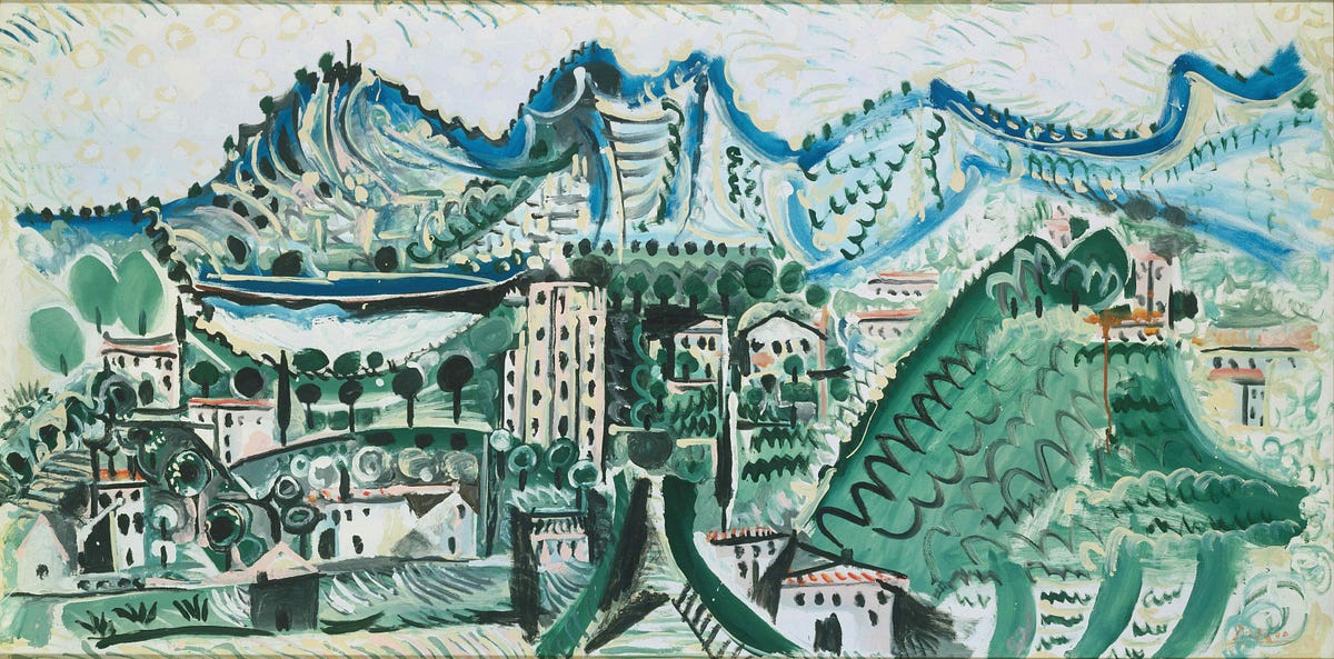 A walk through Picasso's 'Landscapes'
