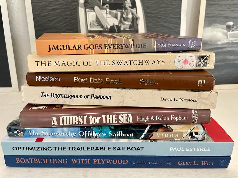 Book Stack Time - by Joshua Colvin - Small Craft Advisor