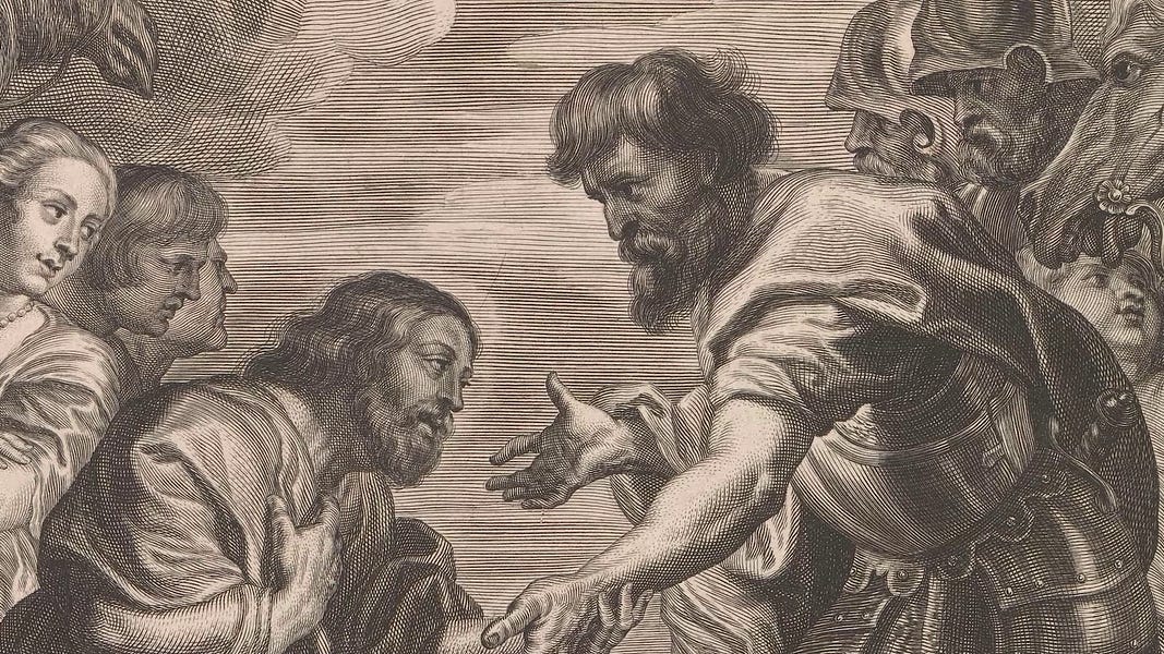 Genesis 33: Jacob and Esau Reconcile - by Armen Thomassian