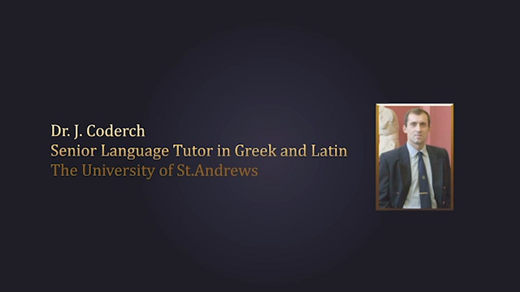 Juan Coderch on Translating Modern Texts to Ancient Languages