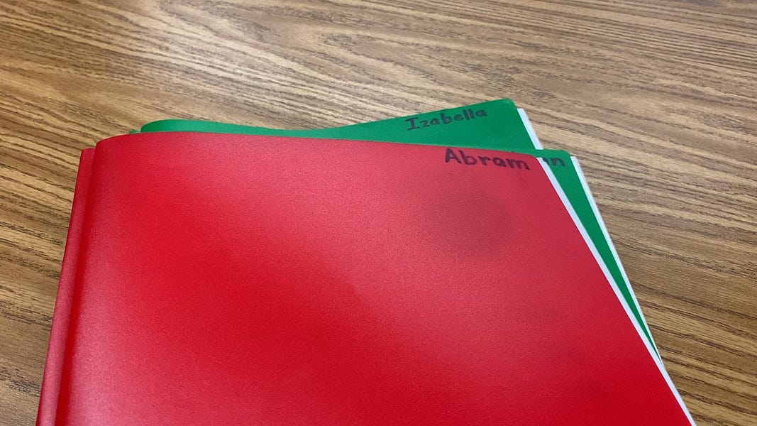 Reading Folders - by Randee Bergen - Busy Bee Kindergarten