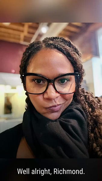 Into Richmond life, a little rain…🌧️☂️