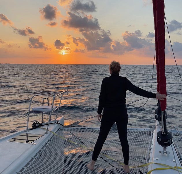 Morning Routine on a Boat Delivery