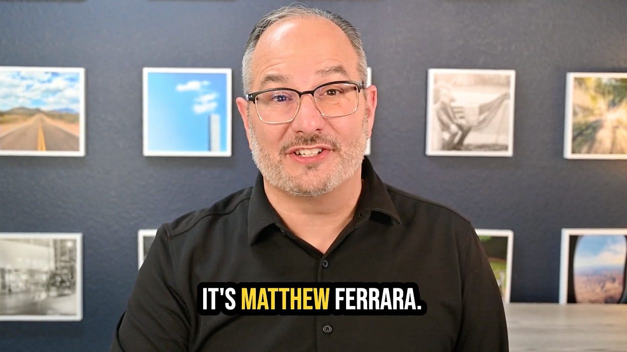 Always Inspiring | Matthew Ferrara | Substack