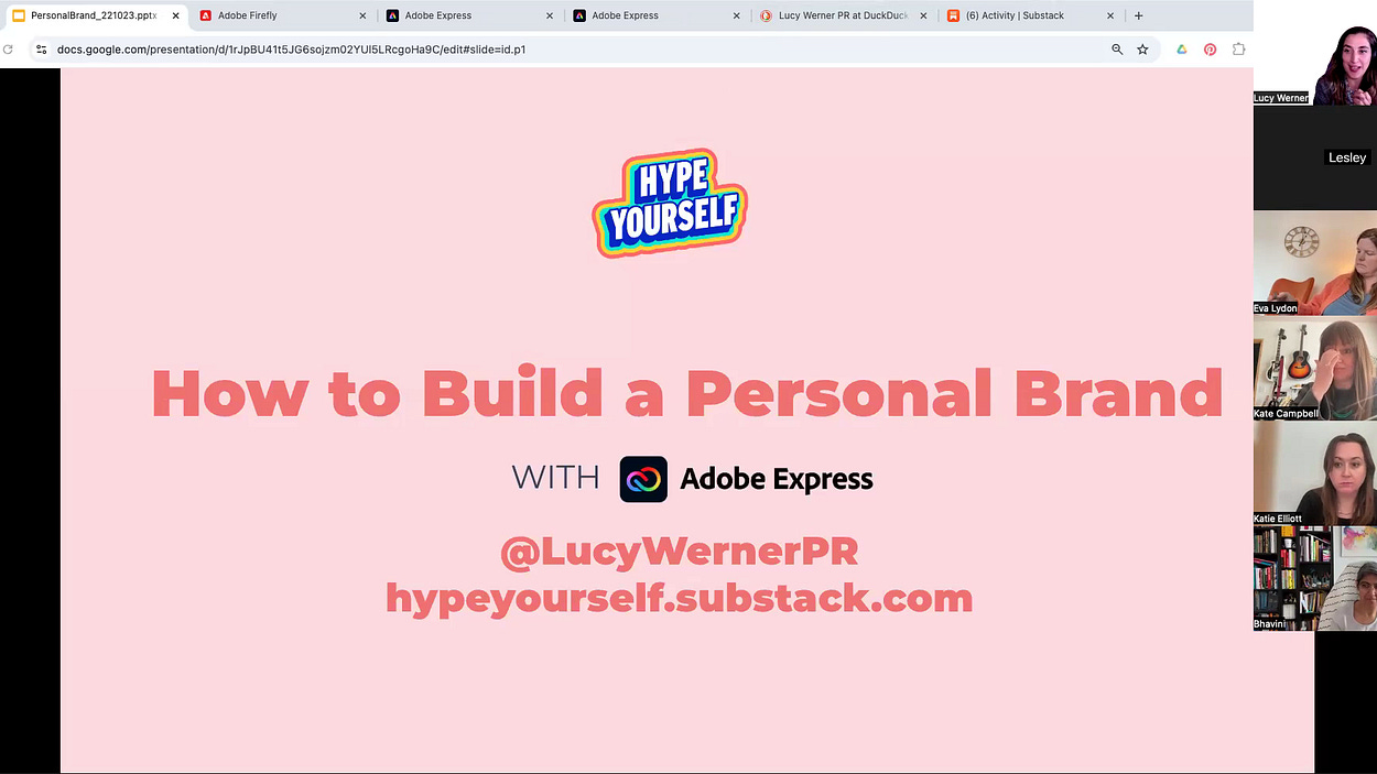 Hype Yourself | Lucy Werner | Substack