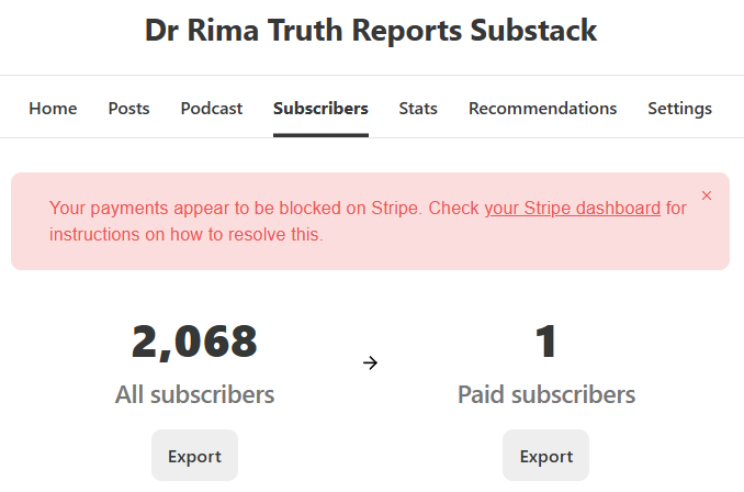 Dr Rima Truth Reports Substack | Rima E Laibow MD | Substack