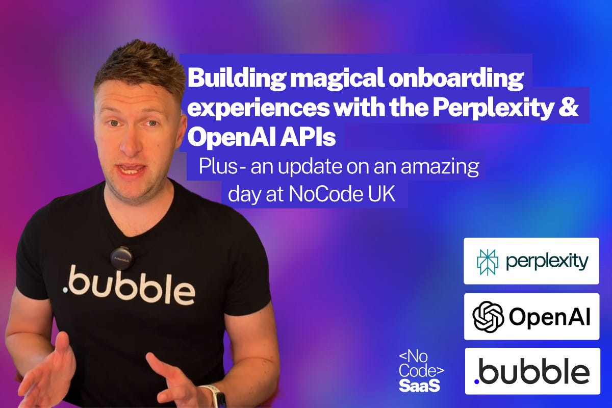 NoCode SaaS | James Devonport | Substack