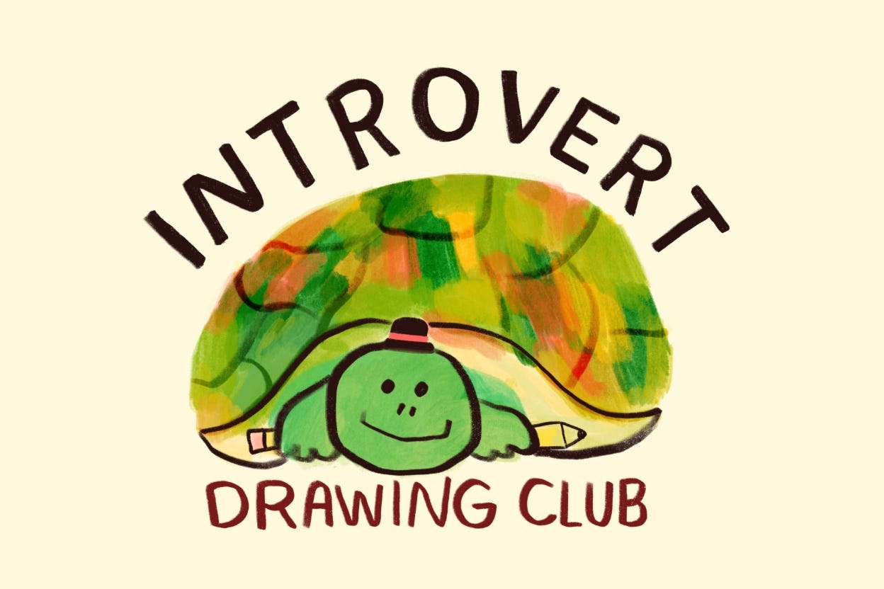 Introvert Drawing Club | Beth Spencer | Substack
