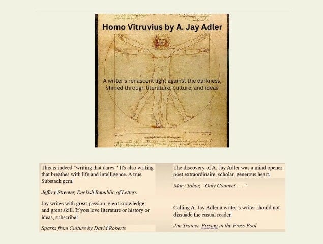 Homo Vitruvius by A. Jay Adler | Substack