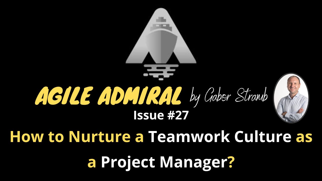 Agile Admiral by Gabor Stramb | Agile Admiral - Gabor Stramb | Substack