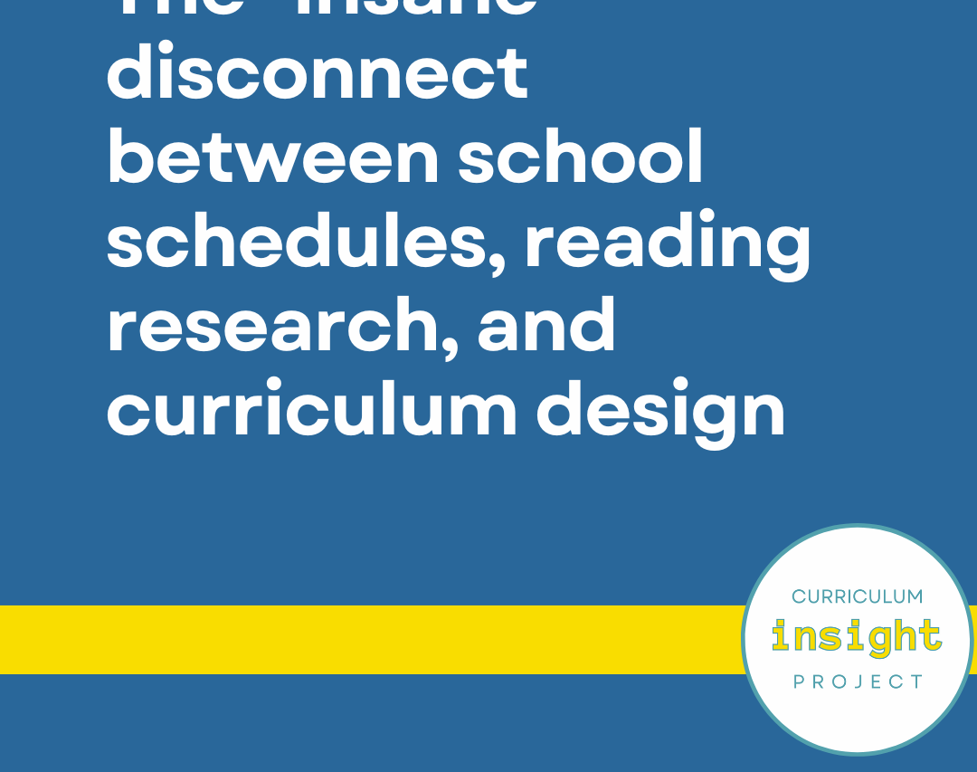 The Curriculum Insight Project | Substack